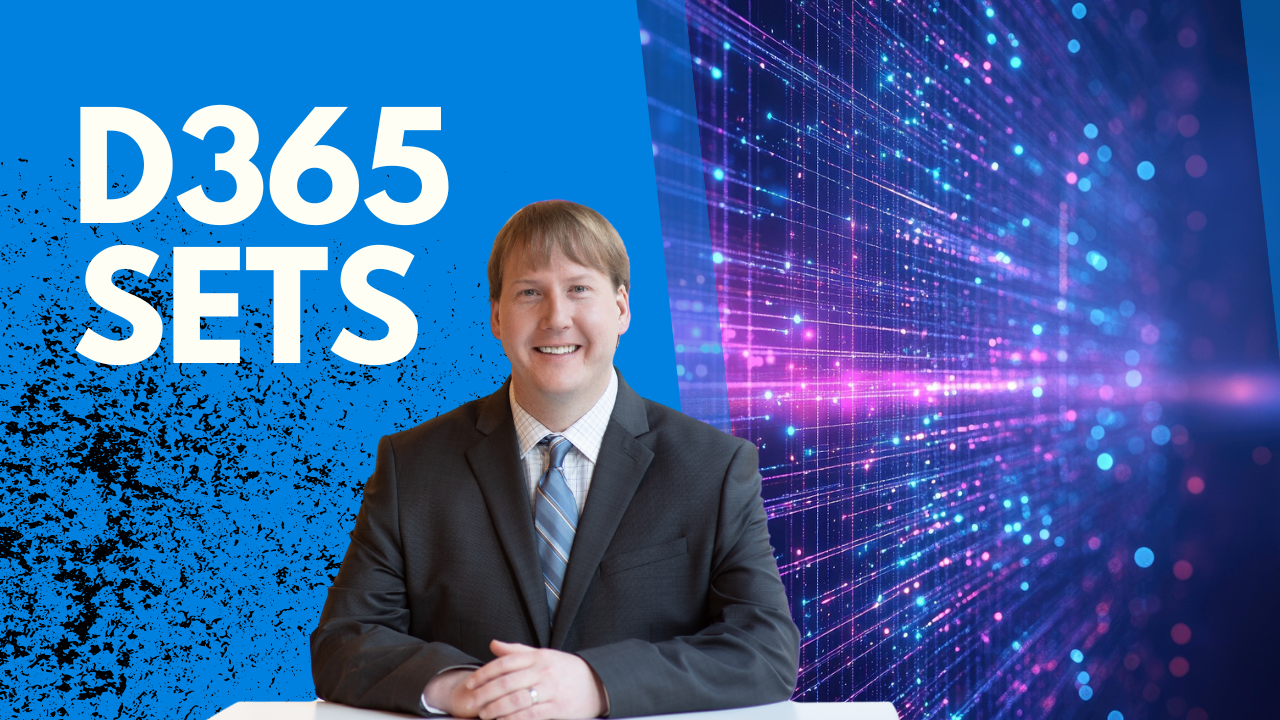 D365 Set - Dynamics 365 Musings
